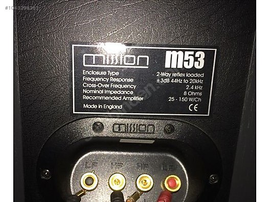 MİSSİON M53 FLOORSTAND SPEAKERS..ORJ..ENGLAND.. - İkinci El Mission ...
