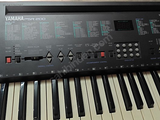Yamaha PSR 200 - Org ve Tuşlu Çalgılar sahibinden.com'da - 1243297592