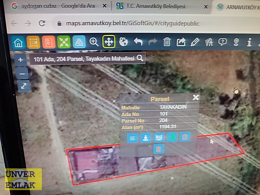 TAYAKAD'IN TÜRKKÖŞEDE 180m2 İÇİNDE UFAK YAPI OLAN HİSSELİ TARLA ...