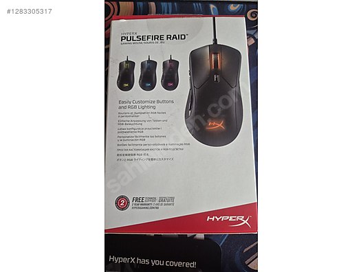 HyperX PULSEFIRE RAID RGB GAMING MOUSE - HyperX Oyuncu Mouse - 1283305317
