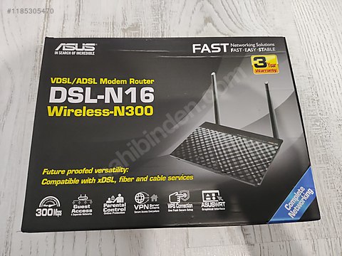 ASUS DSL-N16 VDLS/ADSL MODEM ROUTER ( TERTEMİZ KUTULU ÜRÜN ) - VDSL ...
