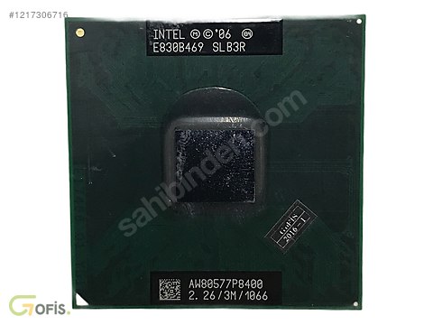 INTEL CORE 2 DUO P8400 2.26GHZ 1066MHZ 3M PGA478 İŞLEMCİ SLB3R - İlan ...