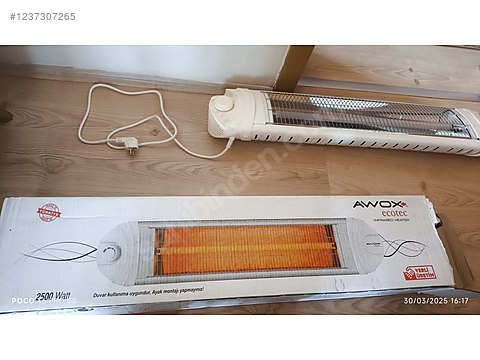 Awox 2500 watt elektrikli ısıtıcı sahibinden.comda - 1237307265