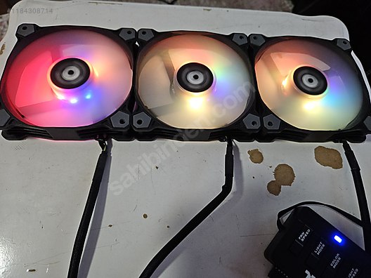 Thermaltake ring plus rgb controller 3x TT-1225 fan kiti sahibinden ...