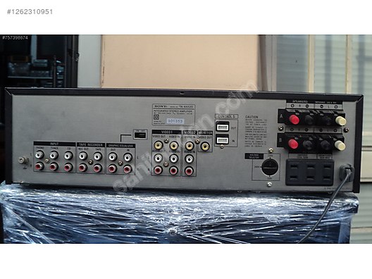 Sony Entegre Amfi - SONY TA-AX520 INTEGRATED STEREO AMPLIFIER/1985 ...