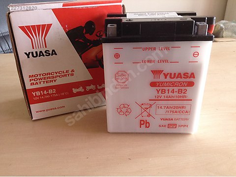 Elektrik / YUASA YB14-B2 sahibinden.comda - 1227312820
