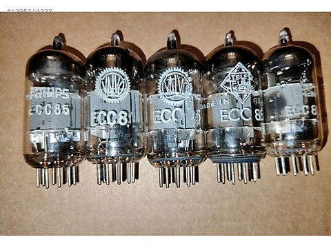 ECC85 Vakum Lamba Seti Philips / Valvo / Telefunken sahibinden.comda ...