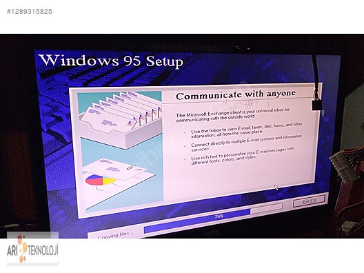 Windows 95 yüklü kasa win95 kasa win95 kurulum - Oyuncu Mouse - 1289315825