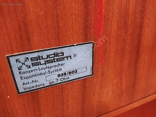 Studio System 838/802 Full range HİFİ - İkinci El Philips Set Hoparlörü Hoparlör fiyatları ...