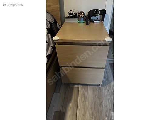 IKEA MALM Komodin Ağartılmış Meşe Kaplama, 40x55 cm - Ikea Komodin Fiyatları ve Yatak Odası ...