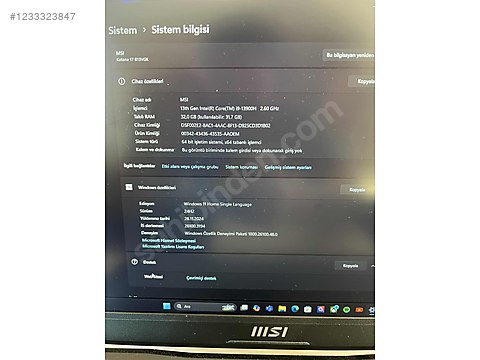Msi Katana i9 4070 - Alışveriş :: Sıfır, İkinci El Ürünlerle sahibinden.com'da - 1233323847