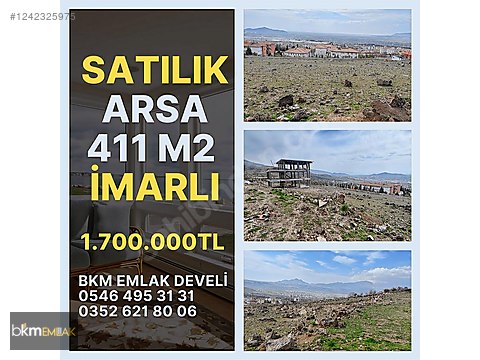 BKM EMLAK SATILIK 411 M2 İMARLI ARSA GÜNEY AŞAĞI MAH - Satılık Arsa ...