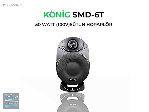 KÖNİG SMD/6T 50W 100 V KADEMELİ SİYAH SÜTUN AKDENİZ MÜZİKTEN sahibinden.comda - 1187326793