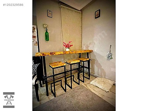 Osmangazi Sıfır Özel Üretim Masa Takımı - BAR MASASI BAR TABURESİ CAFE ...