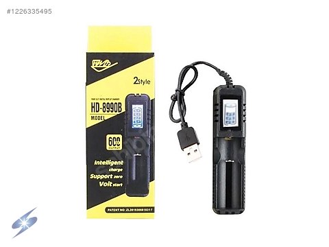 HD-8990B 5V USB Lityum Tekli Akıllı Pil Şarj Aleti BMS Destekli at ...