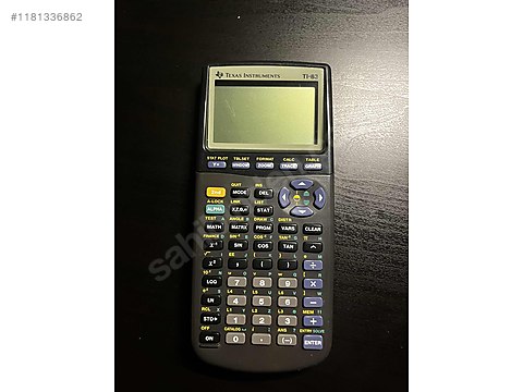 Ti-83 Texas Instruments 83 hesap makinesi at sahibinden.com - 1181336862