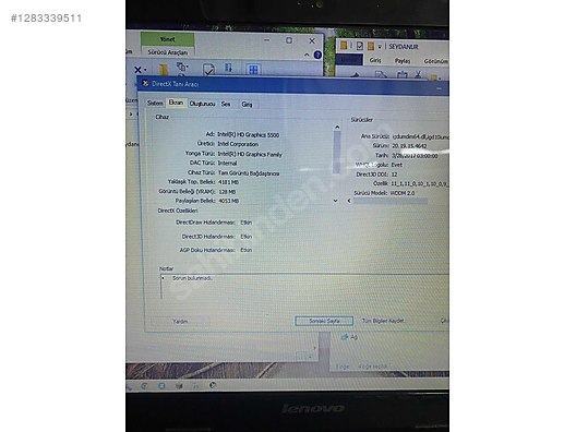Lenovo / Lenovo G50-80E5 1TB 8GB RAM LEPTOP sahibinden.comda - 1283339511