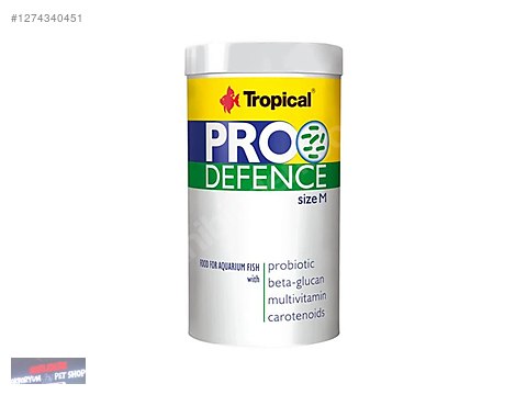 Yem / TROPİCAL PRO DEFENCE SİZE S 520 GRAM 1000 ML KAPALI KUTU ...