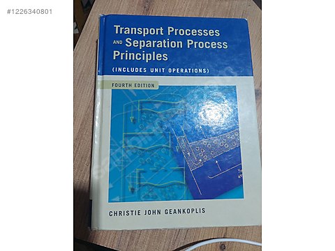 Transport Processes and Separation Process Principles. sahibinden.comda ...