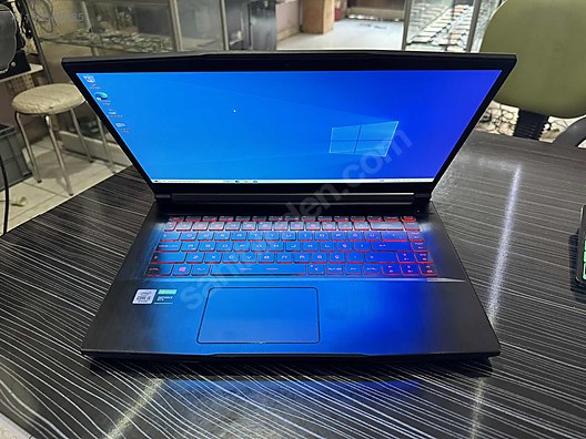 MSI MS-16W1 İ5-10300H+8.GB RAM+GTX 1660Tİ+512 SSD M2 - İlan ve ...