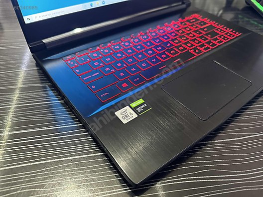 MSI MS-16W1 İ5-10300H+8.GB RAM+GTX 1660Tİ+512 SSD M2 - İlan ve ...
