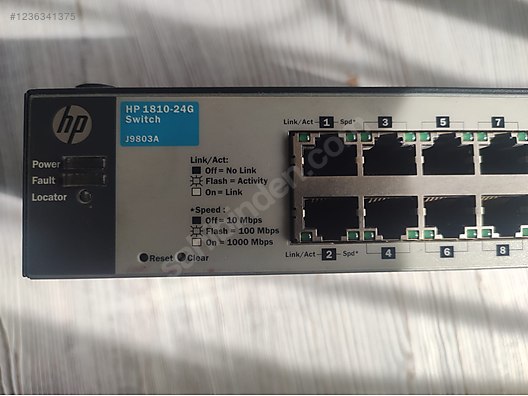 Hp J9803A Procurve 1810 24 24Port Switch sahibinden.comda - 1236341375