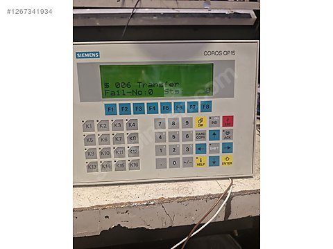 SIEMENS OP15-C2 kontrol ekrani hmi test edildi sorunsuz - Siemens ...