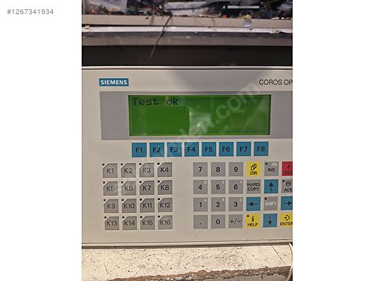 SIEMENS OP15-C2 kontrol ekrani hmi test edildi sorunsuz - Siemens ...