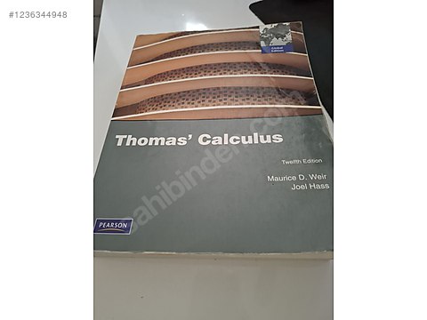 thomas calculus 12th edition sahibinden.comda - 1236344948