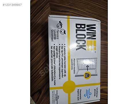 Winblock Pencere Güvenlik Ağı sahibinden.comda - 1231349667