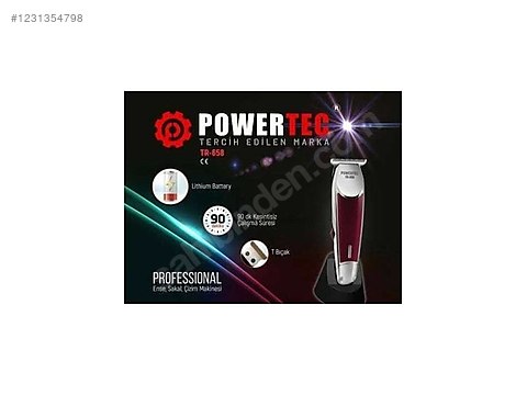 Sıfır Powertec Şarjlı (Kablosuz) Tıraş Makinesi - 1231354798