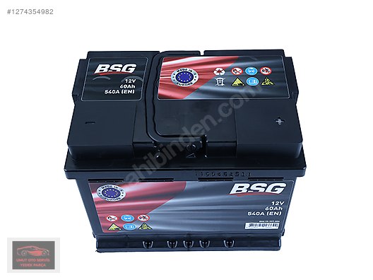 Otomobil & Arazi Aracı / Elektrik / BSG 12V 60 AMPER AKÜ (2025) ÜRETİM ...
