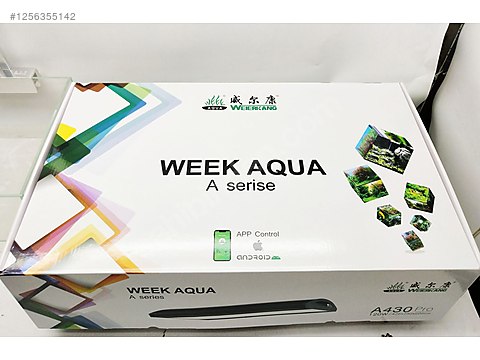 Aydınlatma - week aqua a430 pro akvaryum Led ışık 1 adet sheald ...