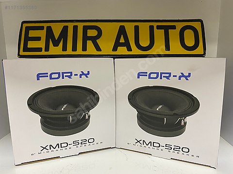 Hoparlör / Midrange / FORX-XMD 520 600 WATT 300 RMS 20 CM MİDRANGE sahibinden.comda - 1171355380