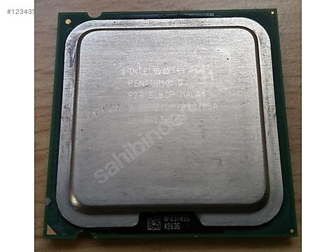 Intel Pentium D 820 İşlemci - 775 Pin - İşlemci ve Tüm Masaüstü ...