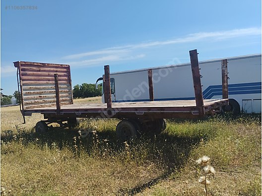 ÇEŞİTLİ AMAÇLAR İÇİN KULLANILIR UZUN 6 TEKER RÖMORK. TAKAS OLUR ...