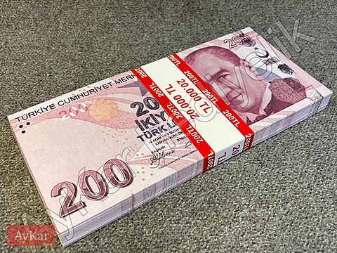 1 DESTE 200 TL DİZİ FİLM VİDEO ÇEKİMİ İÇİN GEÇERSİZ DÜĞÜN PARASI ...