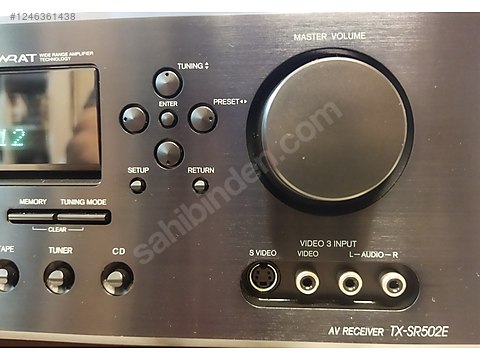 ONKYO AV RECEIVER *TX-SR 502 E *KUMANDALI*Hemde Ne kumanda. sahibinden.comda - 1246361438