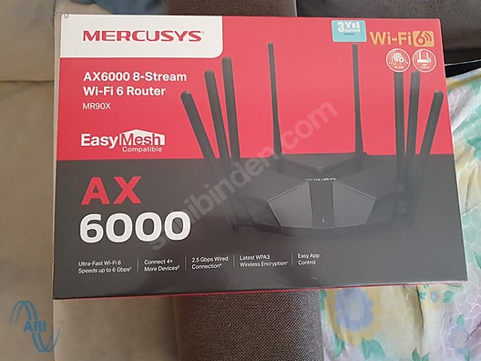 Openwrt Mercusys MR90X AX6000 4 Port 6000 Mbps Router sahibinden.comda ...