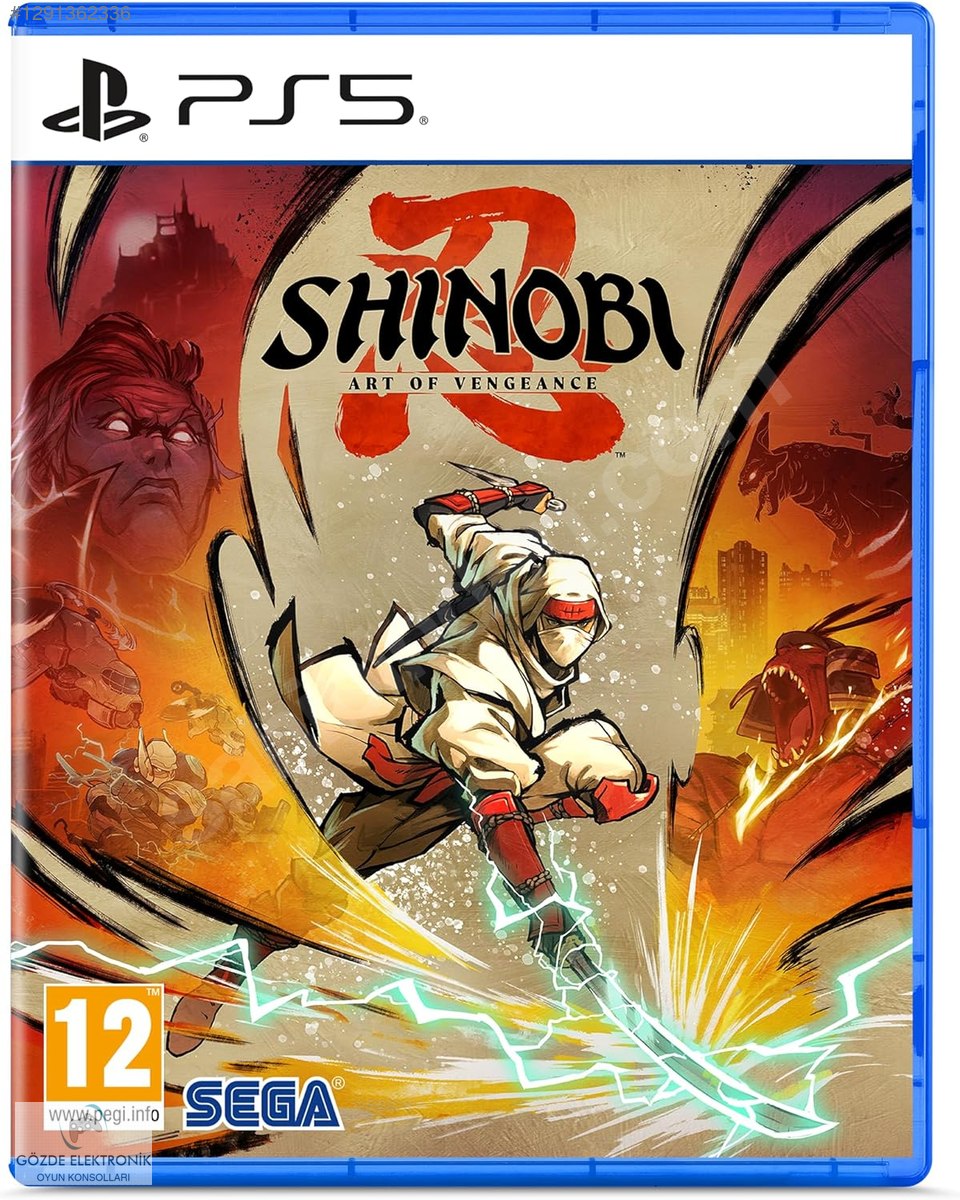 SHINOBI Art of Vengeance PS5 OYUN GÖZDE ELETKRONİK sahibinden.comda ...