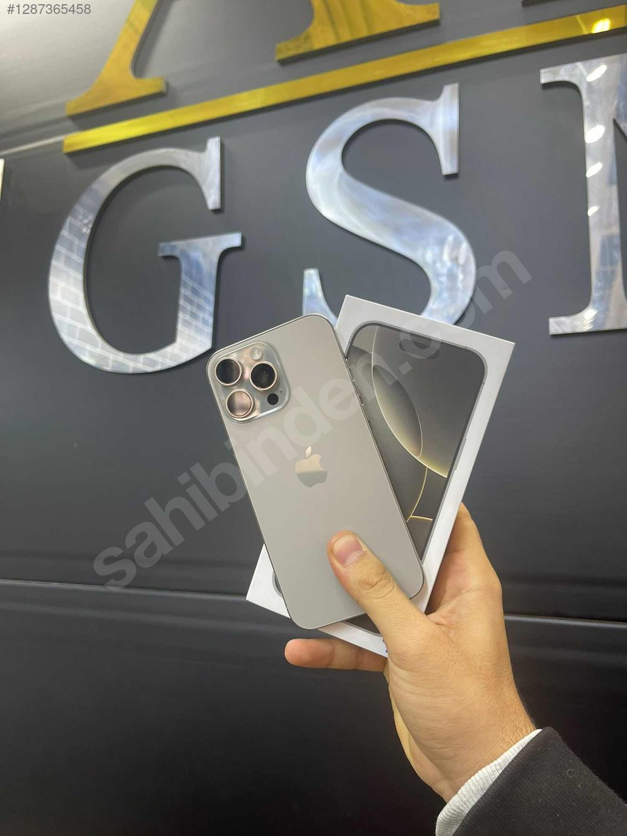 Apple / iPhone 16 Pro Max / 16 promax 256 gb pil 100 devir 112 2 aylık cihaz hatasız sahibinden ...