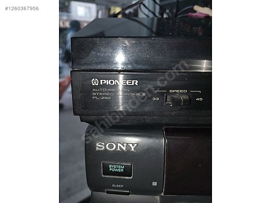 Pioneer pikap ve sony müzik seti - İkinci El Sony Müzik Seti & Teyp ...