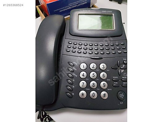 Telmax SMS 2000 Klavyeli Ekranlı Tuşlu Masaüstü Telefon sahibinden ...