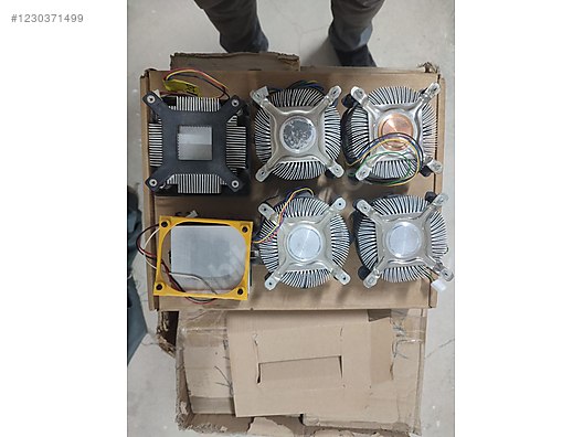 Intel LGA 775 PİN-ORJINAL ISLEMCI FANI AZ VE TEMİZ KULLANILMIŞTI ...