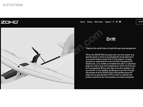 ZOHD DRIFT plane PNP with the pre-installed motor, ESC, servos, - Great ...