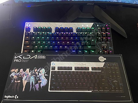 Logitech G Pro Klavye KDA LOL Edition Kutulu Oyuncu Klavyesi sahibinden ...