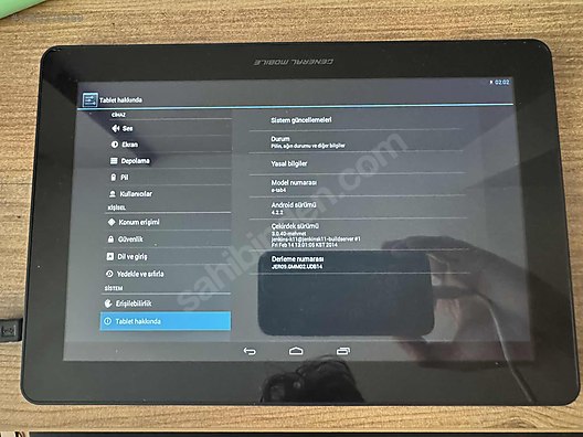 General Mobile e-Tab 4 16 GB Tablet - 1265376469