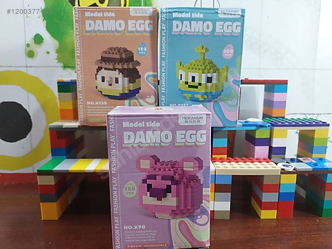Damo Egg Bricks Mini Lego Disney Toy Story Woody Alien Lotso sahibinden.comda - 1200377493