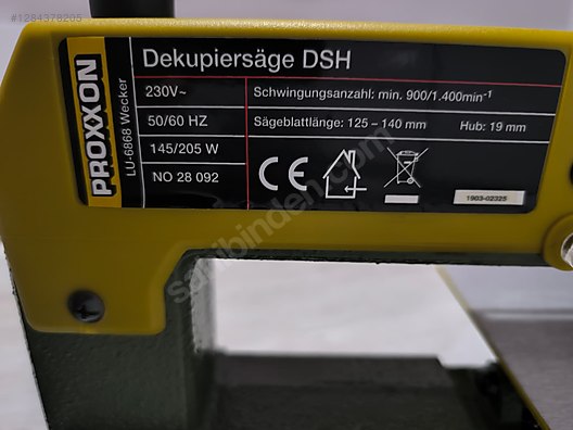 PROXXON 28092 Dsh dekupaj testere (sadece yarım saat kullanıldı ...