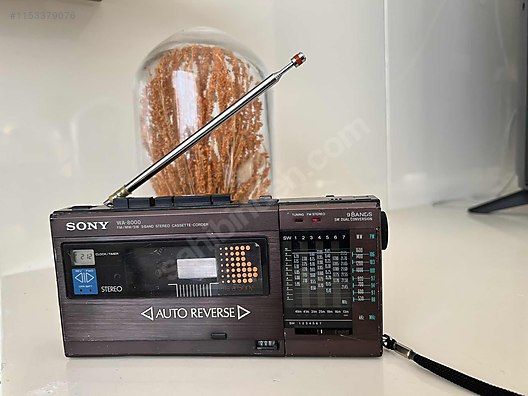 Sony Analog Portatif Radyo - SONY WA-8000 983 MÖDEL JAPAN MENŞELİ ...